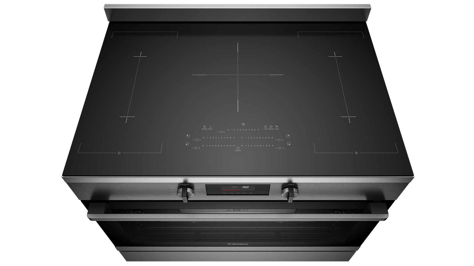 Westinghouse 900mm Pyrolytic Induction Freestanding Oven with AirFry ...