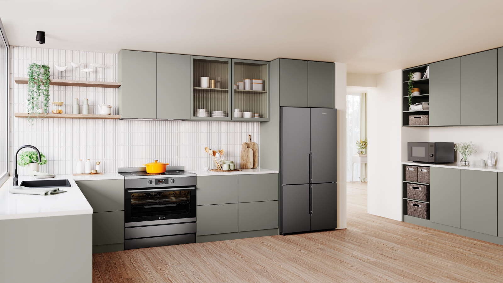 Westinghouse 900mm Pyrolytic Induction Freestanding Oven with AirFry ...