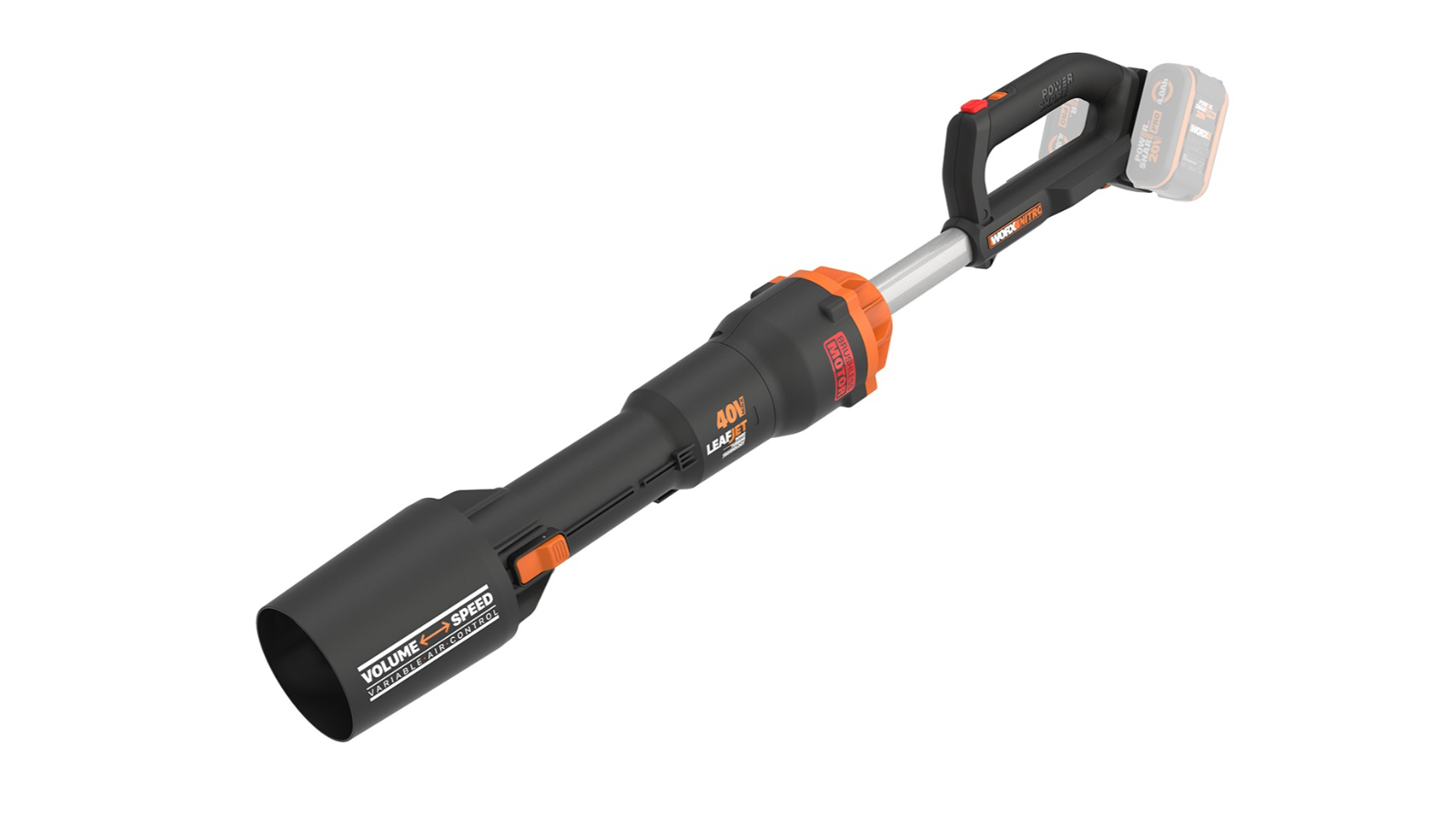 Worx Nitro 40V Brushless Leafjet Blower Tool Only - Battery/Charger ...