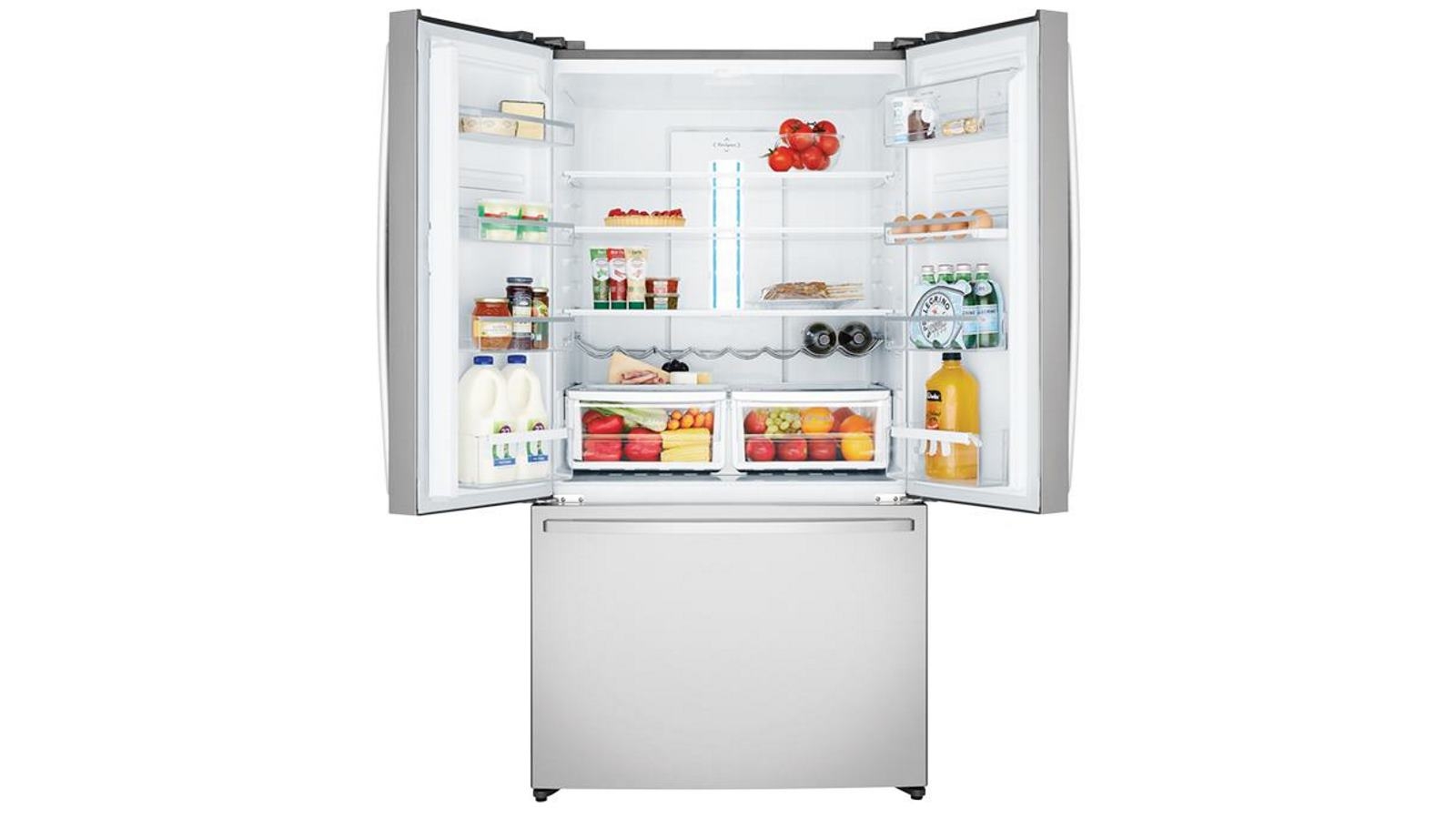 Westinghouse 565L Stainless Steel French Door Fridge | Harvey Norman