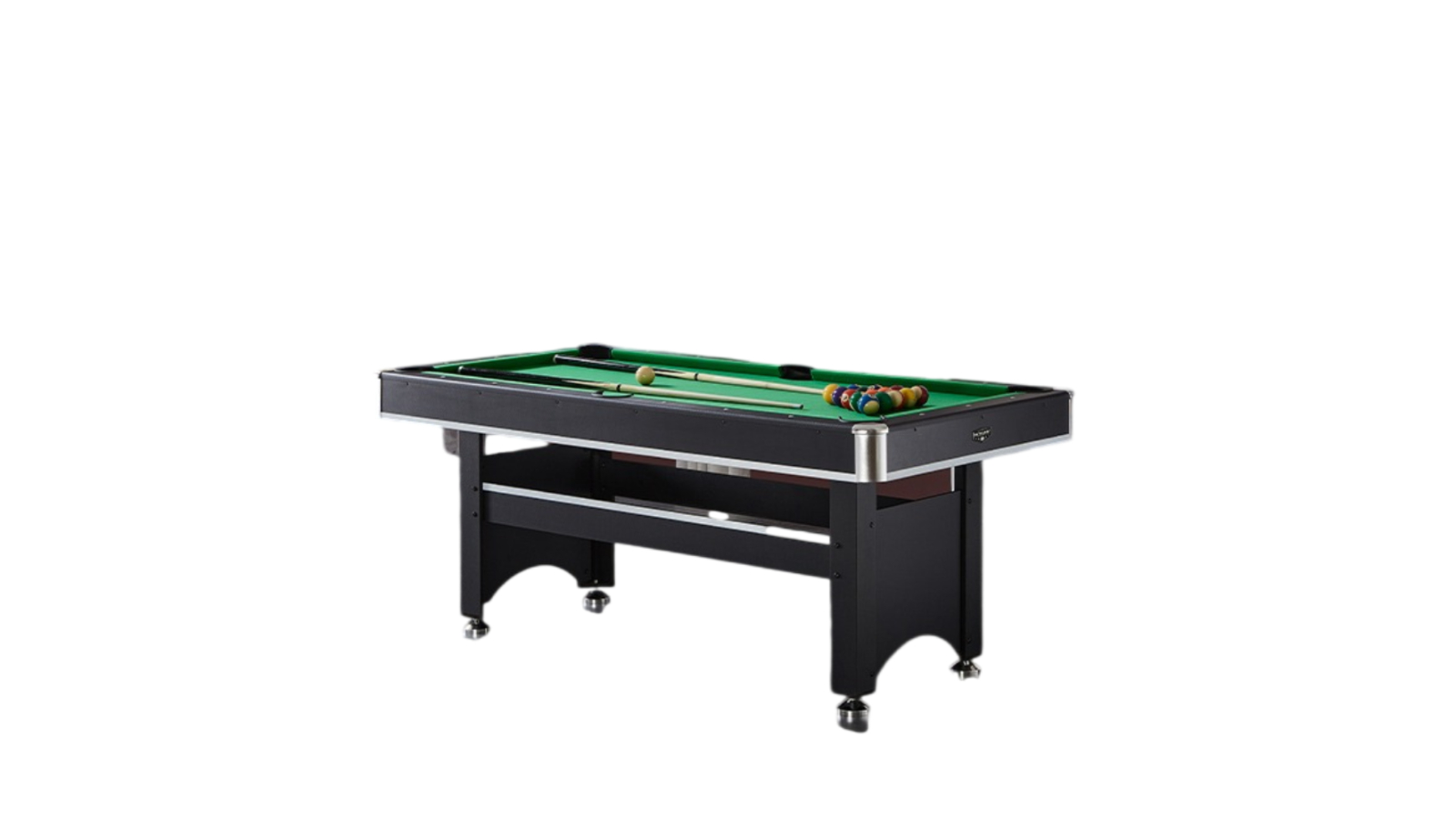 TopOne Sports Lumera Green Felt MDF Pool Table/Billiard Table with ...