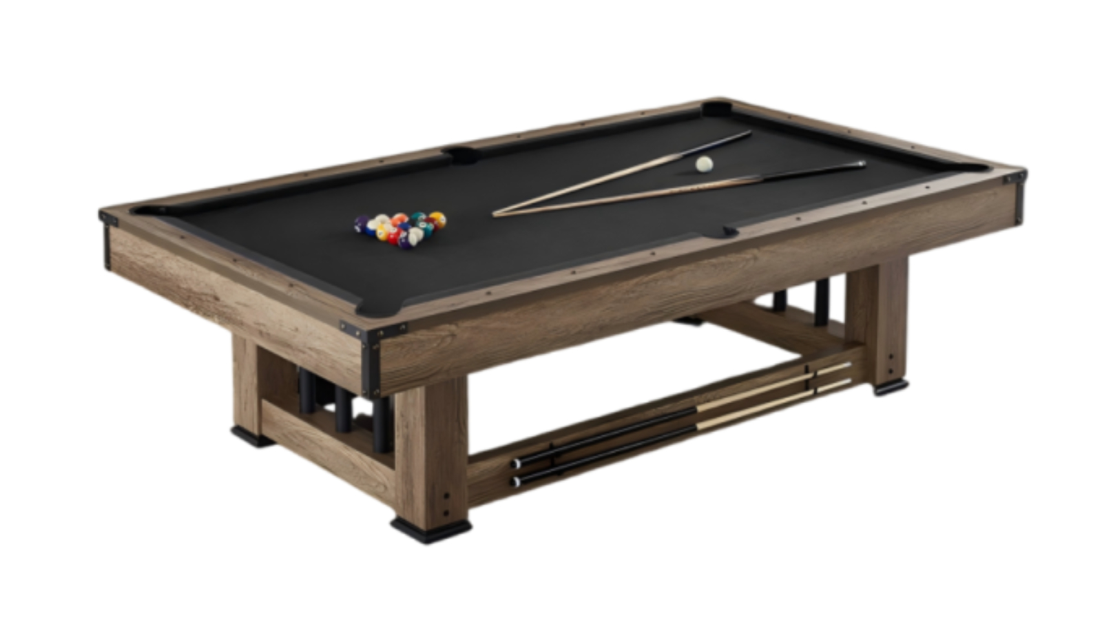 TopOne Sports Udyr 3-in-1 Multi-Functional Black Felt Pool/Tennis ...