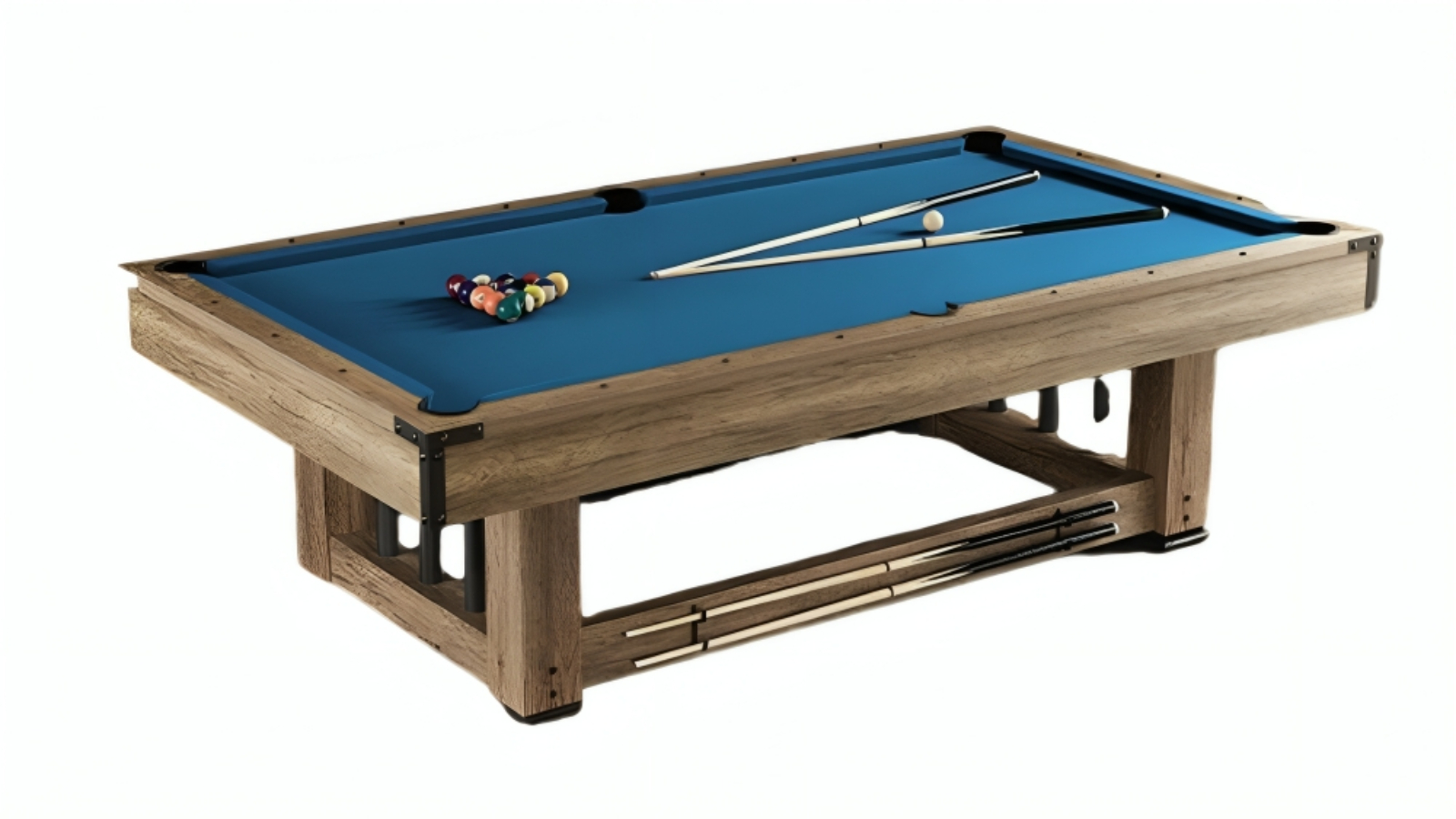 TopOne Sports Udyr 3-in-1 Multi-Functional Blue Felt Table with ...