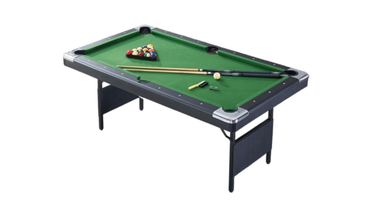 TopOne Sports Vela MDF Foldable Pool/Billiard Table with Accessories ...