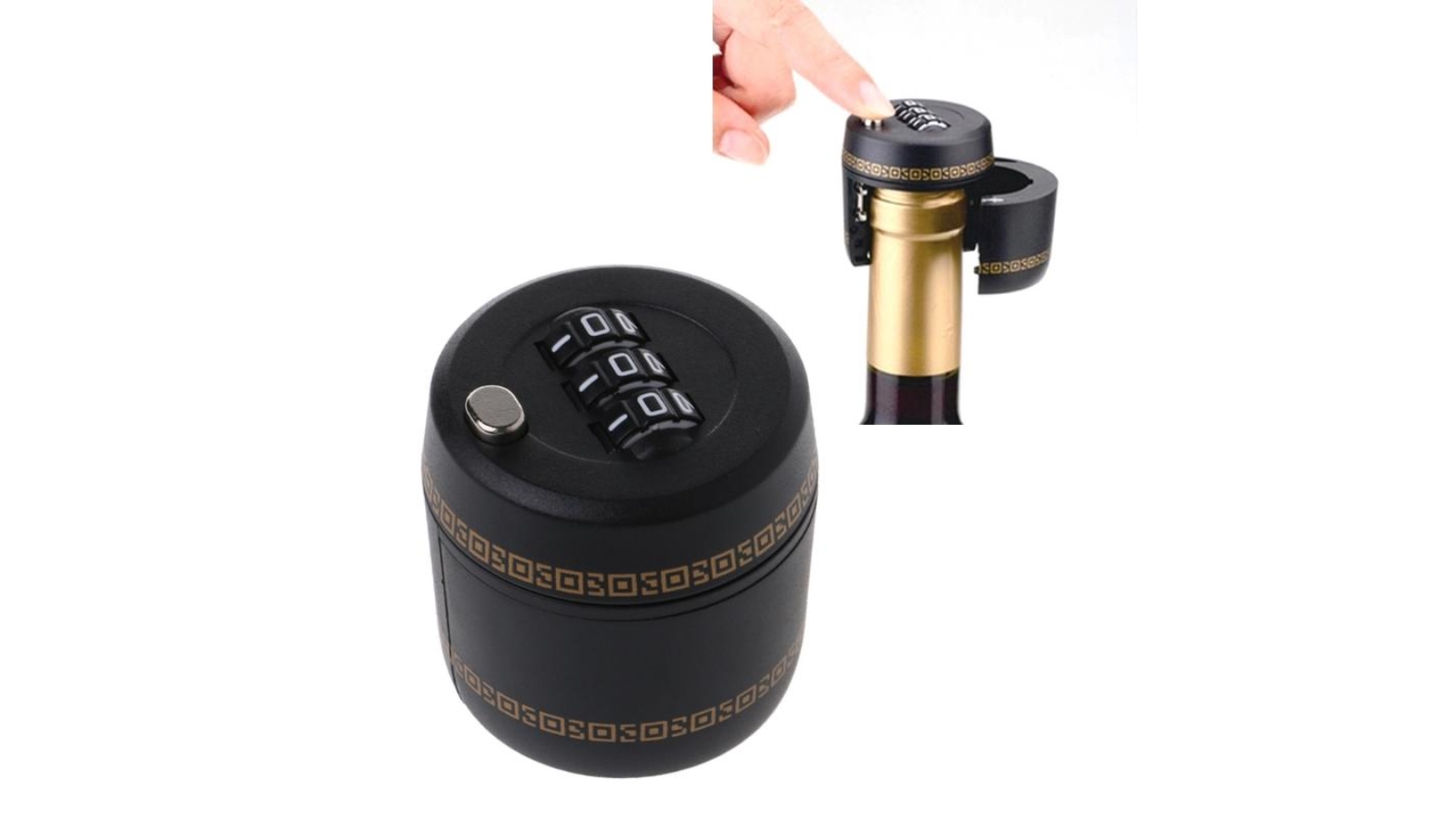 HOD Wine Bottle Password Lock Drink Stopper | Harvey Norman