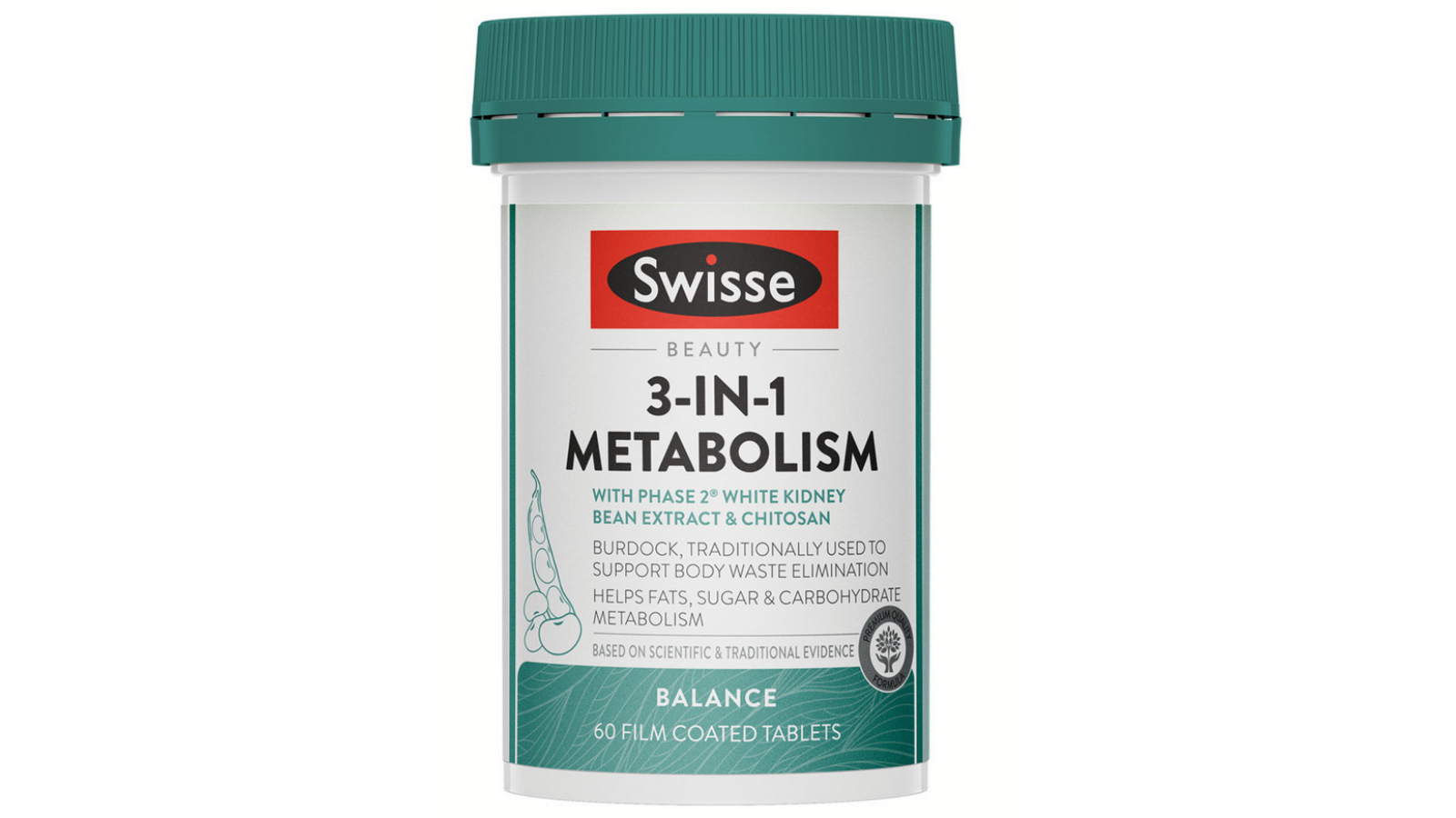 Swisse 3-in-1 Metabolism Supplement - 60 Tablet | Harvey Norman