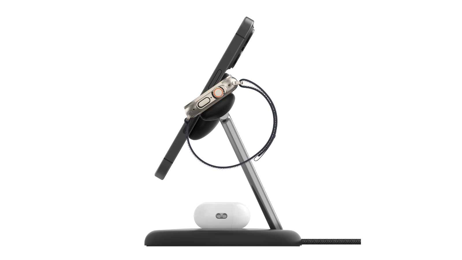 Belkin BoostCharge Pro 3-in-1 Magnetic Charging Stand - Black | Harvey ...