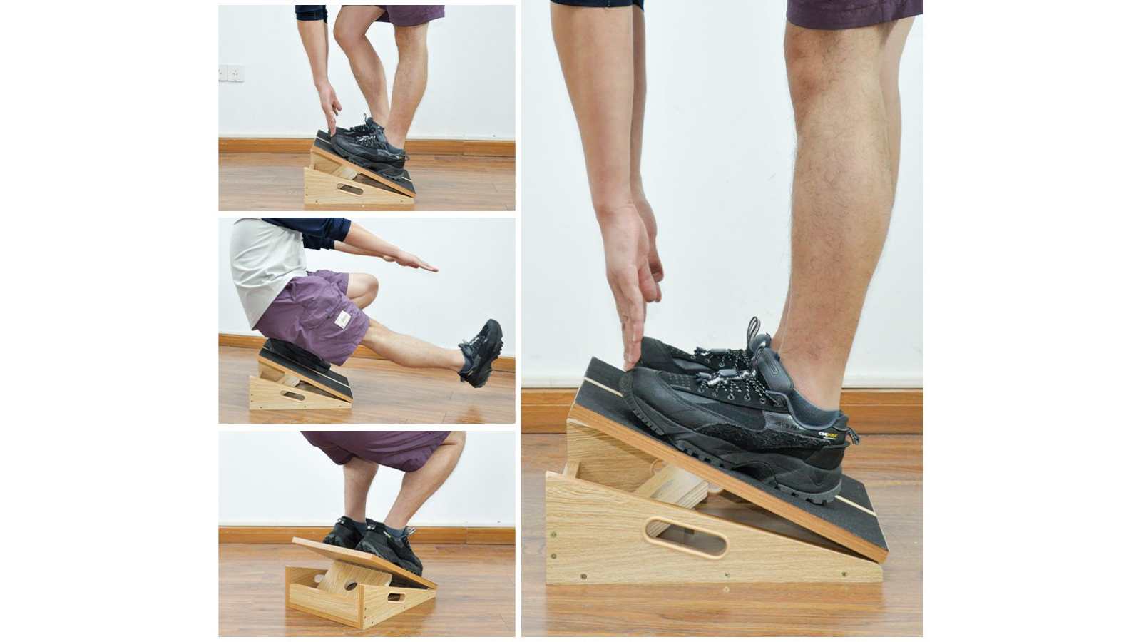 Yarra Supply 5 Adjustable Incline Level Wooden Non-Slip Exercise Board ...