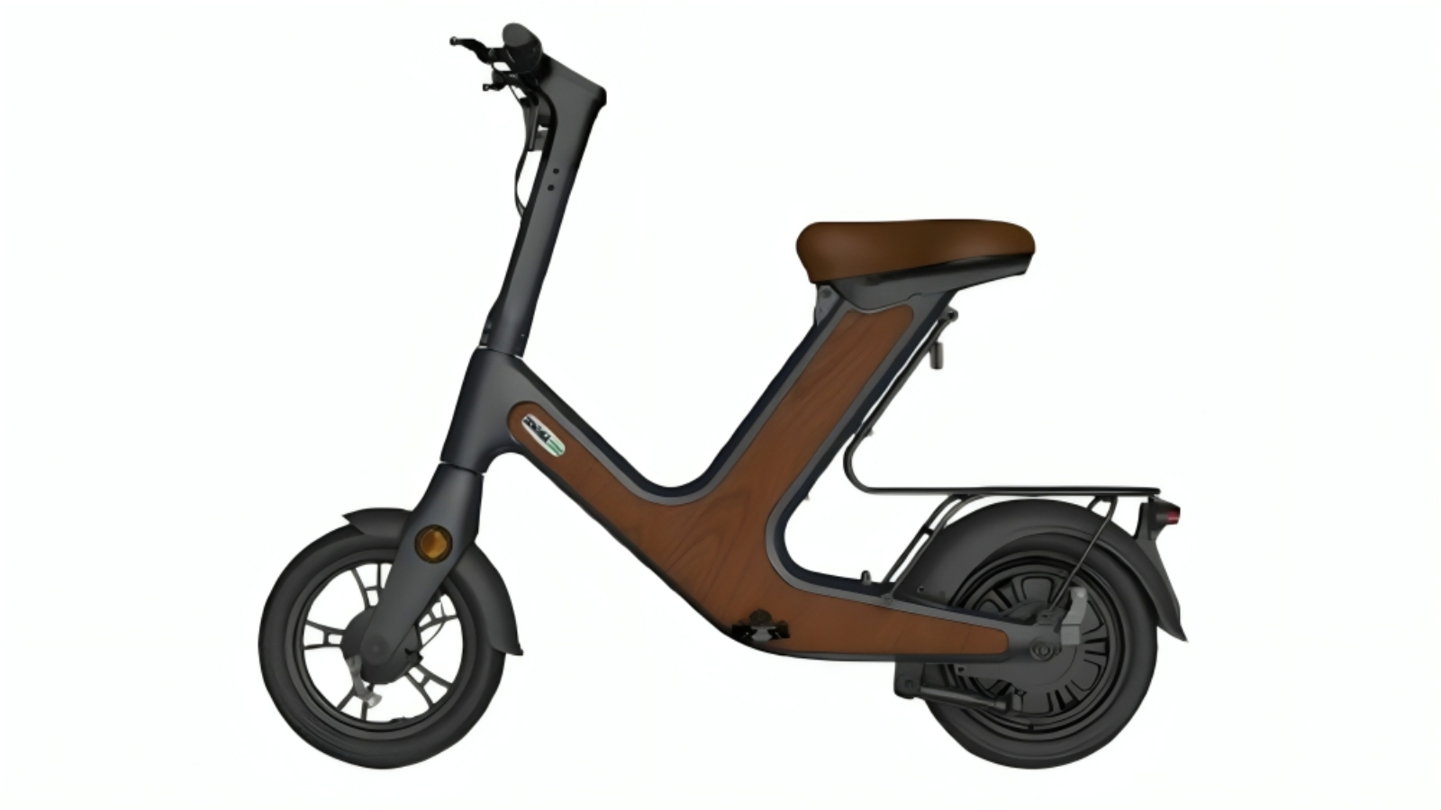 Benzina Zero V-50 Electric Bike - Woodgrain Tan | Harvey Norman