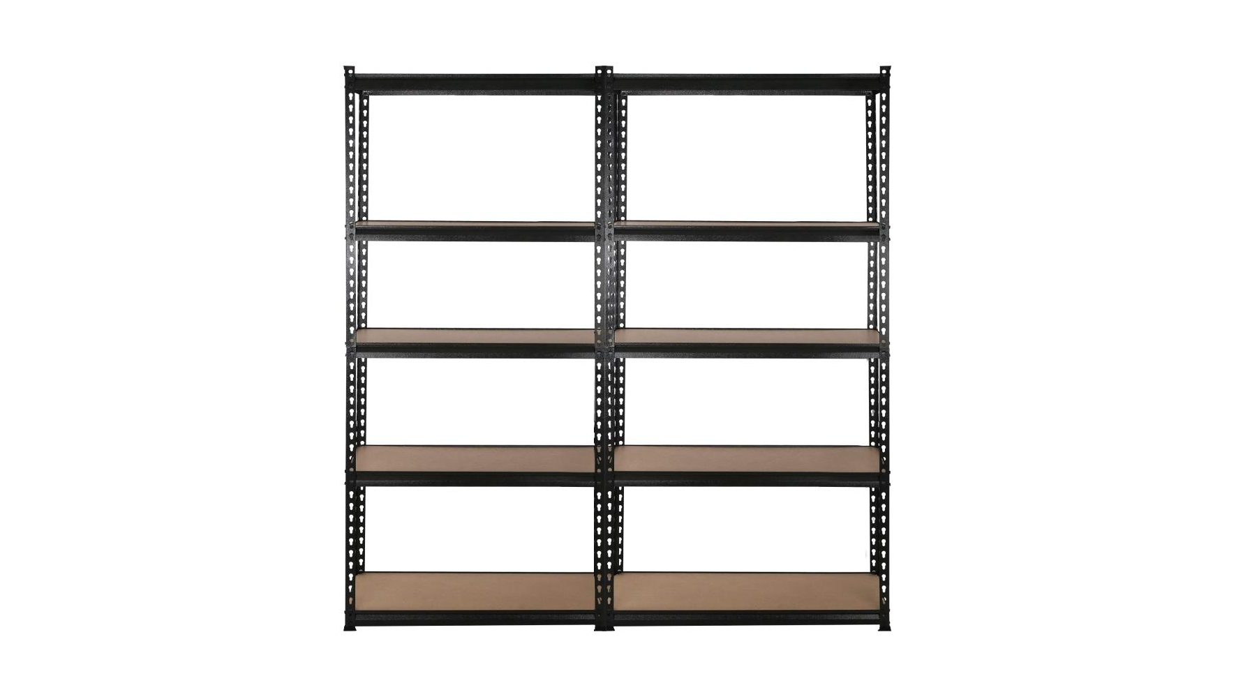 Giantz 5-Tier Matte Black Garage Shelving 1.8 Metre Warehouse Rack ...