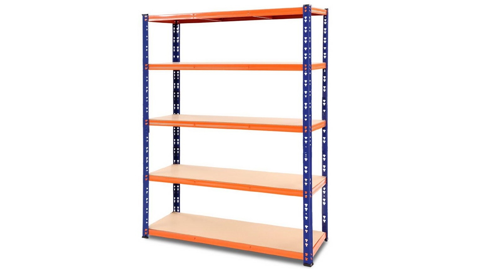 Giantz 1.2m Warehouse Racking Shelving - Blue/Orange | Harvey Norman