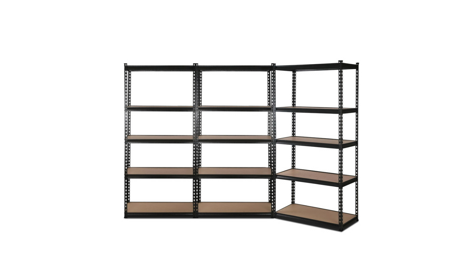 Giantz Pack of 3 Warehouse Steel Storage Racks - 0.7metre | Harvey Norman