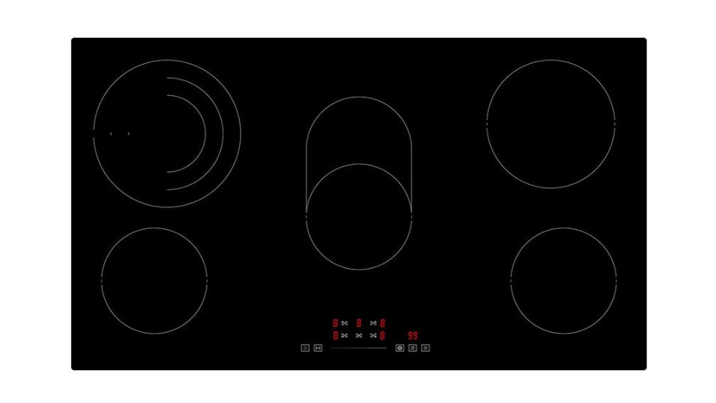 Whirlpool 90cm 5 Zone Touch Ceran Hob | Harvey Norman