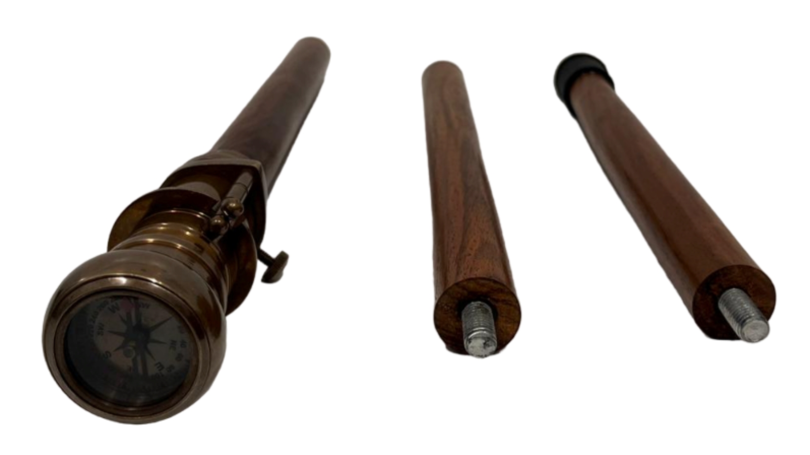 Vintage World Australia Compass and Telescope Handle Walking Stick ...