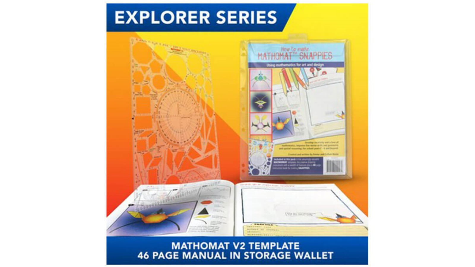 Mathomat Stencil Templates with Snappies Student Book | Harvey Norman