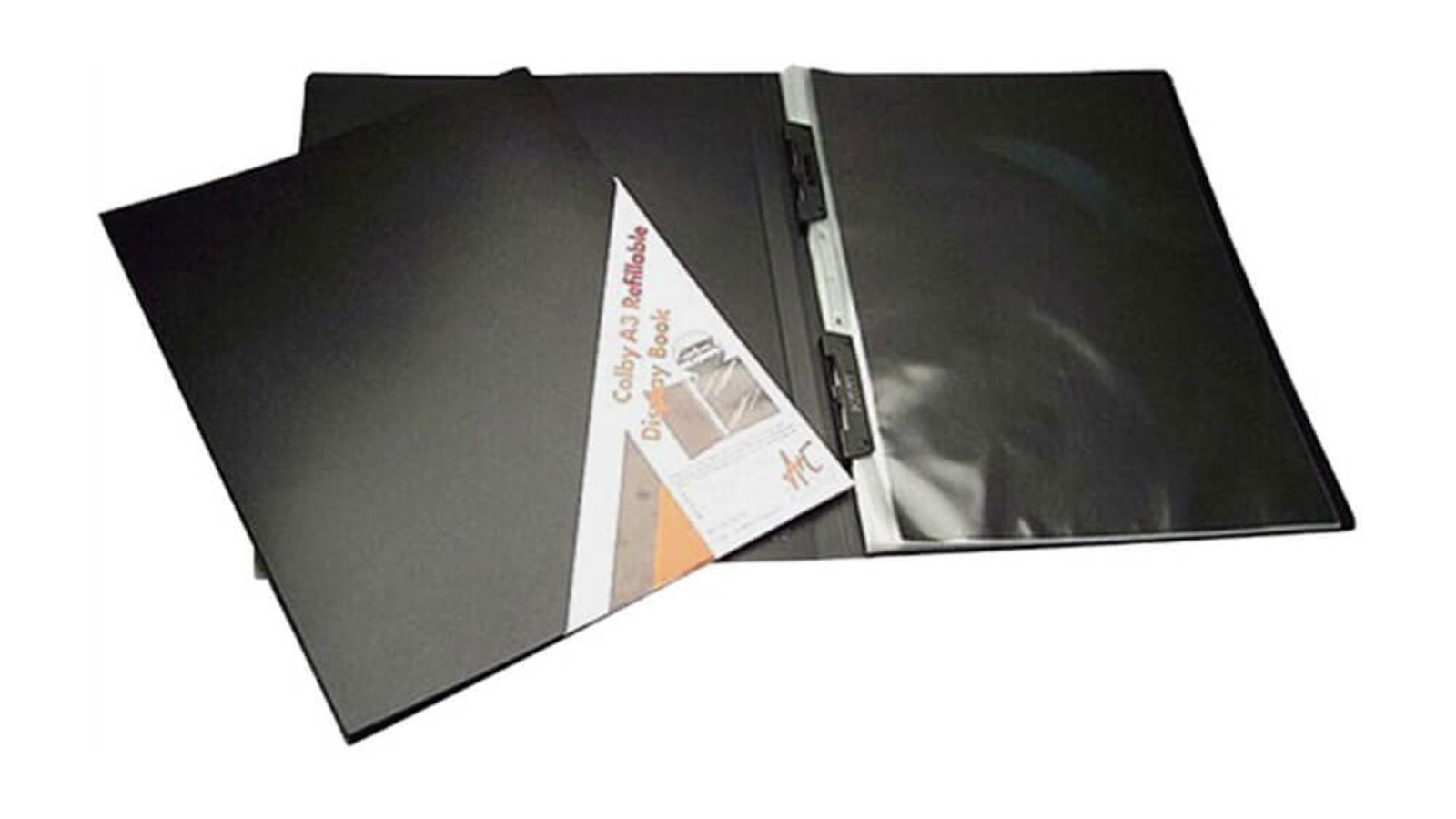 Colby A3 Display Book Refillable Black - 20 Page | Harvey Norman