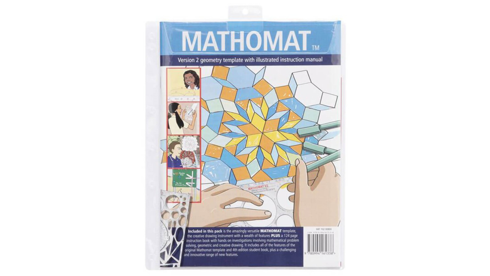 Mathomat V2 Stencil Template with Illustrated Student Book | Harvey Norman