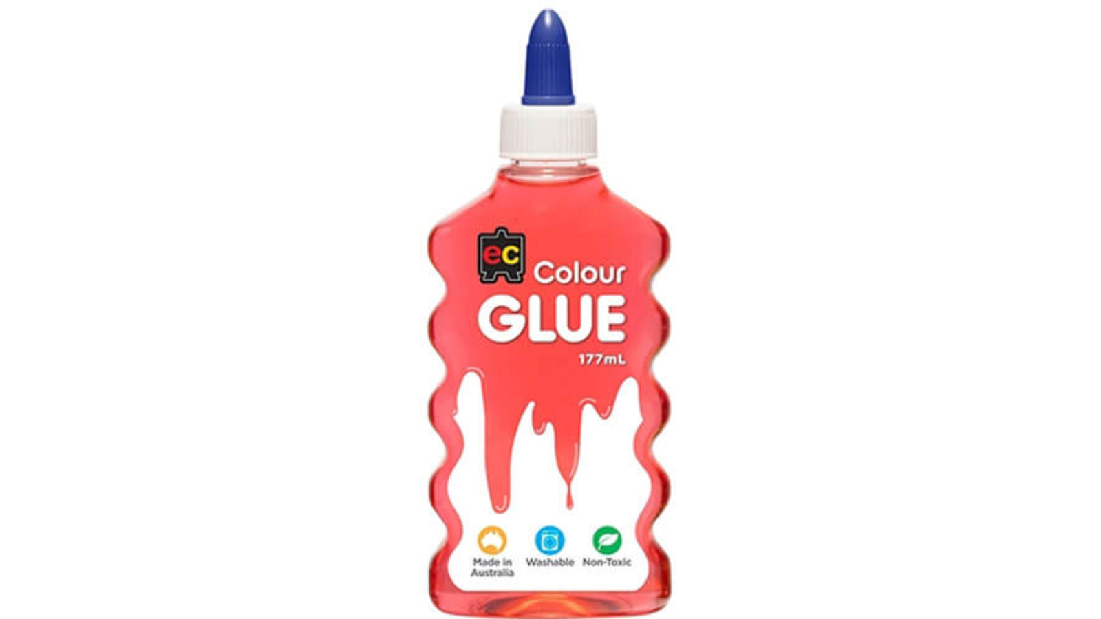 Educational Colours 177ml Colour Glue - Red | Harvey Norman