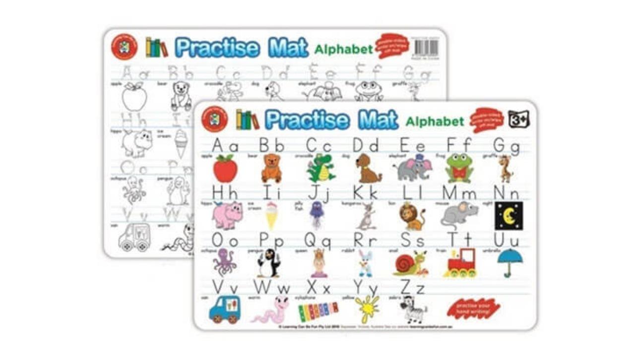 Learning Can Be Fun 42 x 28cm Practise Mat - Alphabet | Harvey Norman