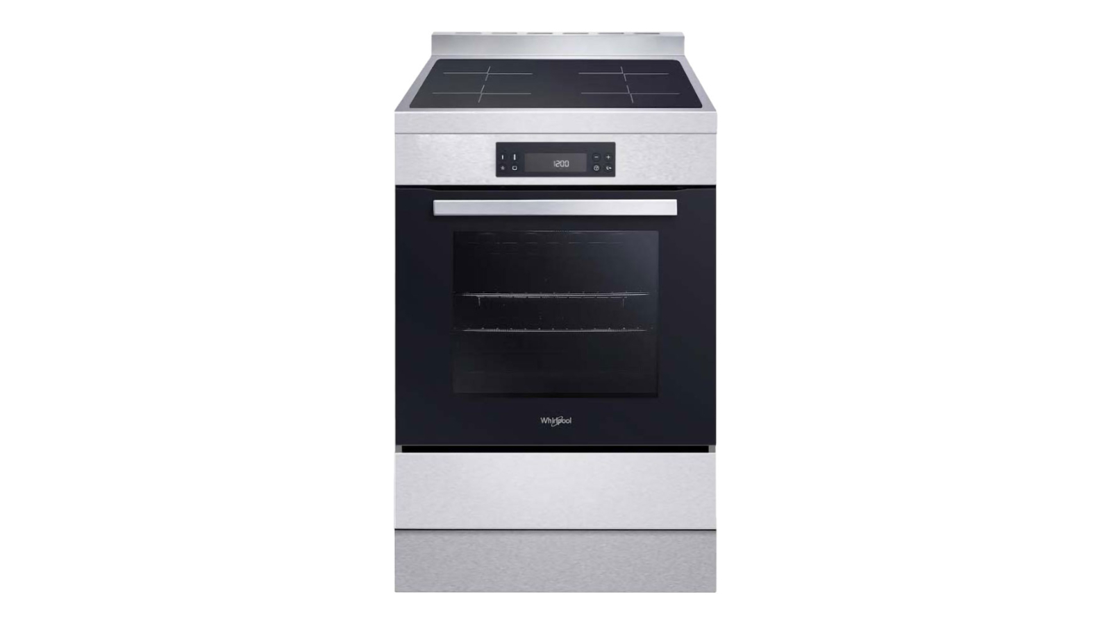 Whirlpool 60cm Induction Freestanding Pyrolytic Oven (Inox) | Harvey Norman