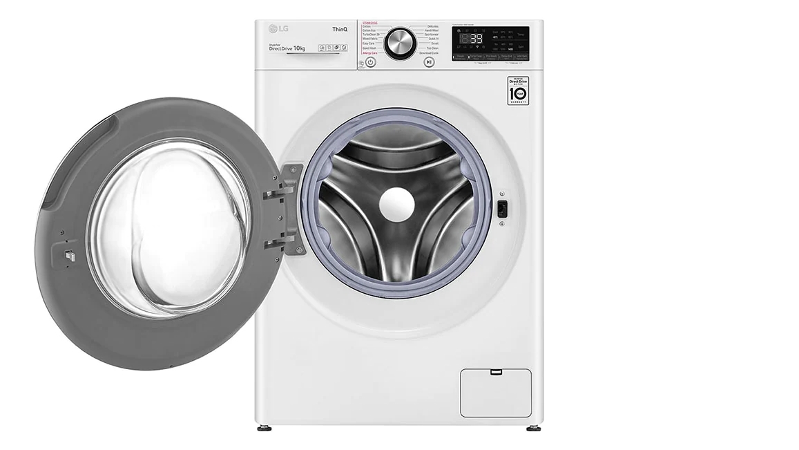 LG 10kg Series 9 Front Load Washing Machine with Steam+ - White ...