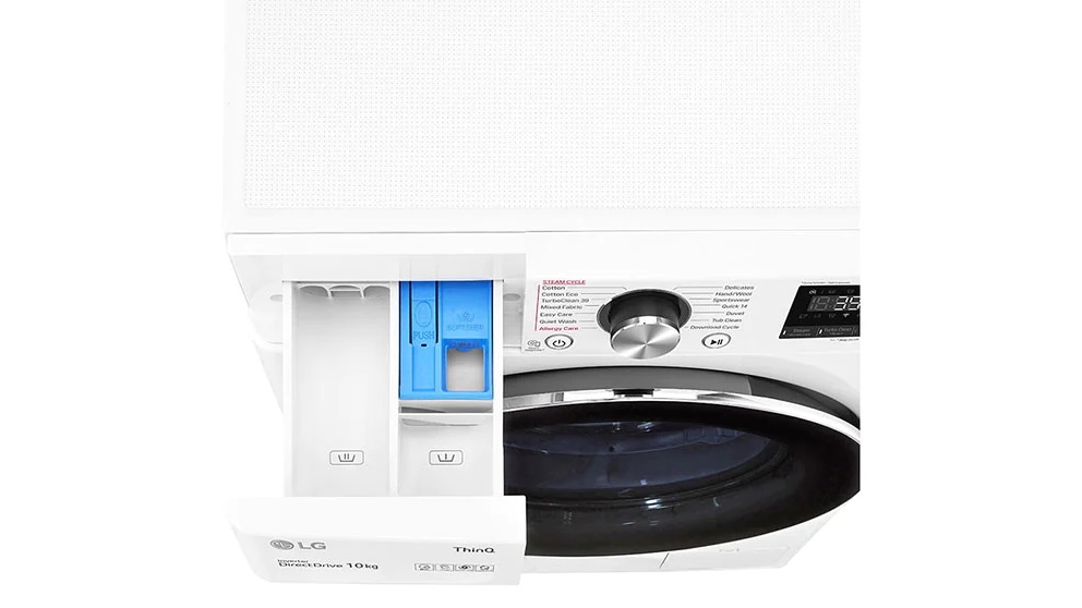 LG 10kg Series 9 Front Load Washing Machine with Steam+ - White ...