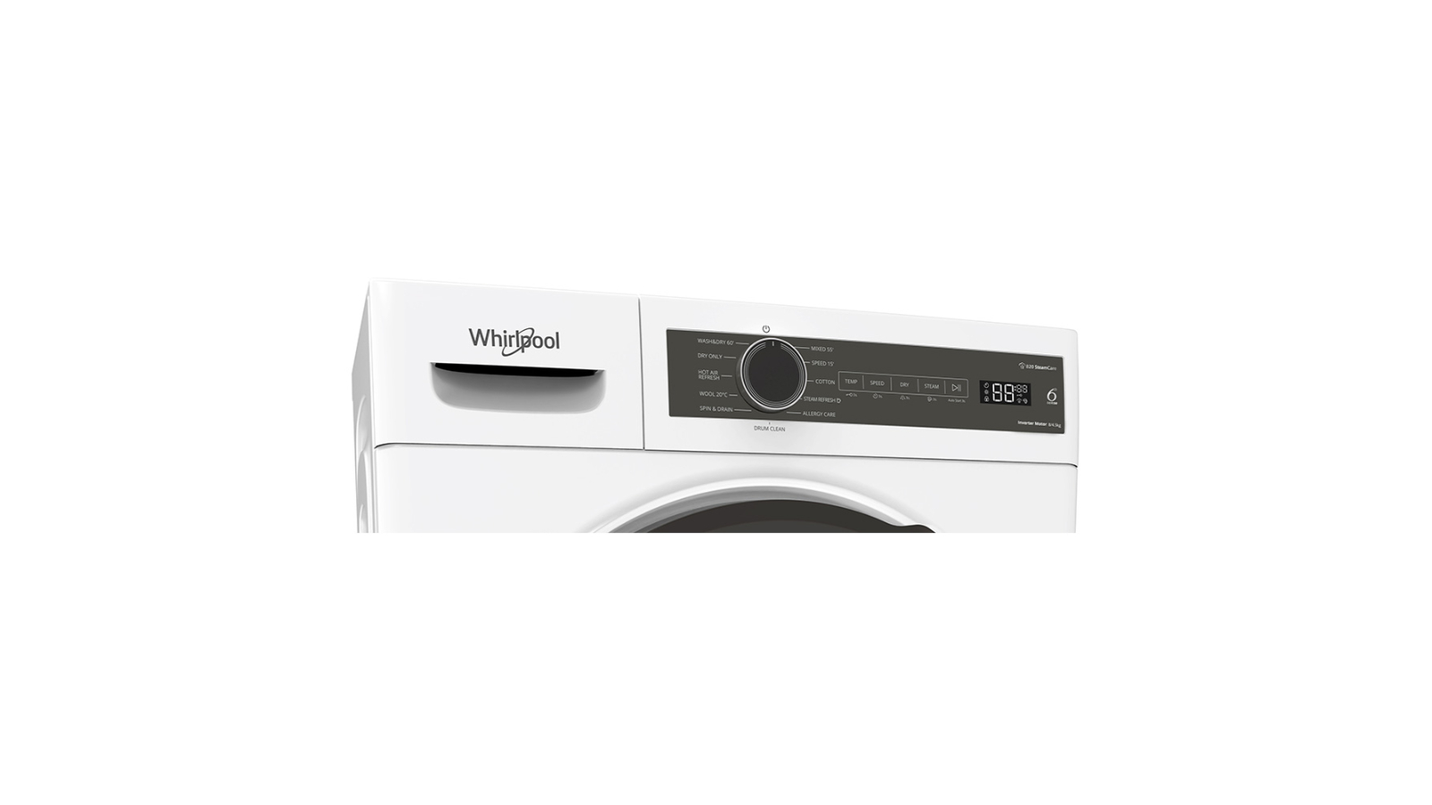 Whirlpool 8kg/4.4kg Front Load Slim Washer Dryer - White | Harvey Norman