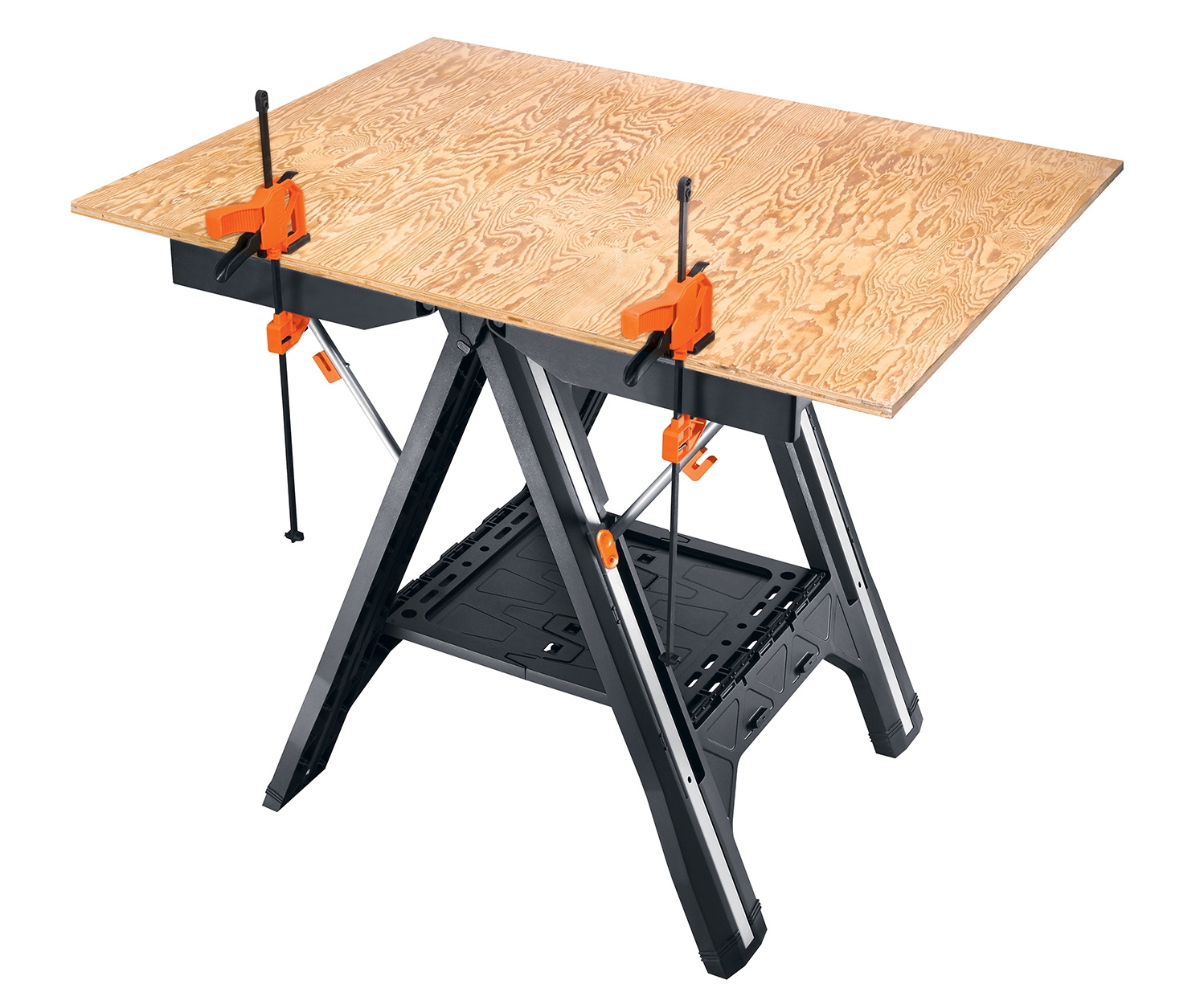 Worx Pegasus Multi-Function Work Table and Sawhorse with Quick Clamps ...
