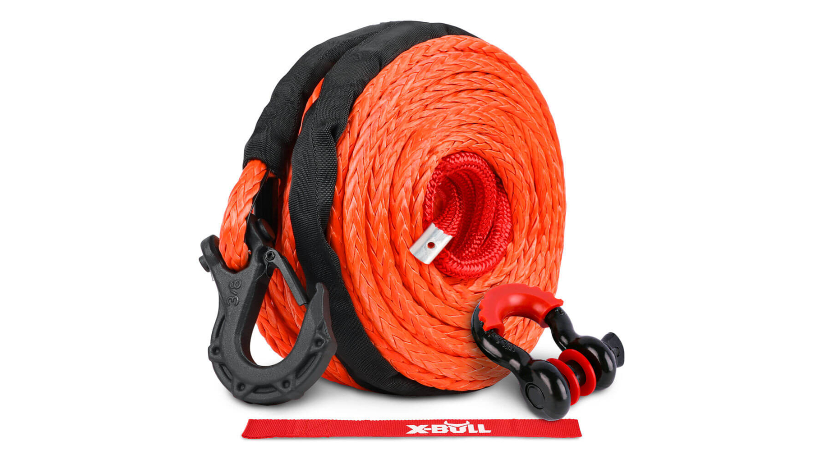 X-Bull SK75 Synthetic Winch Rope Hook - 85ft | Harvey Norman