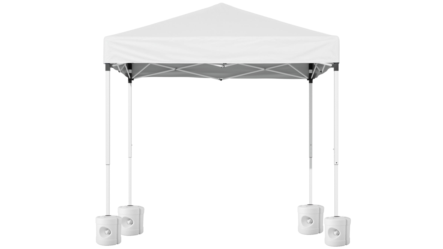 Instahut 2m x 2m Outdoor Patio Gazebo with Base Pods - White | Harvey ...