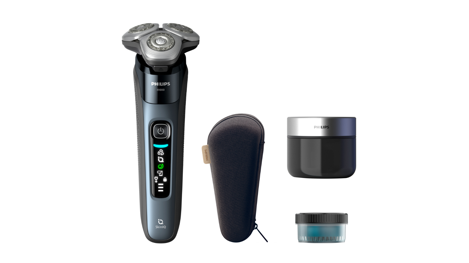 Philips Series i9000 SkinIQ Wet and Dry Electric Shaver with Quick ...