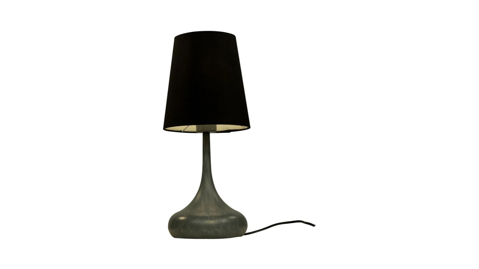 Sylvania Lighting Modern Classic Metal Base Cone Table Lamp Light ...