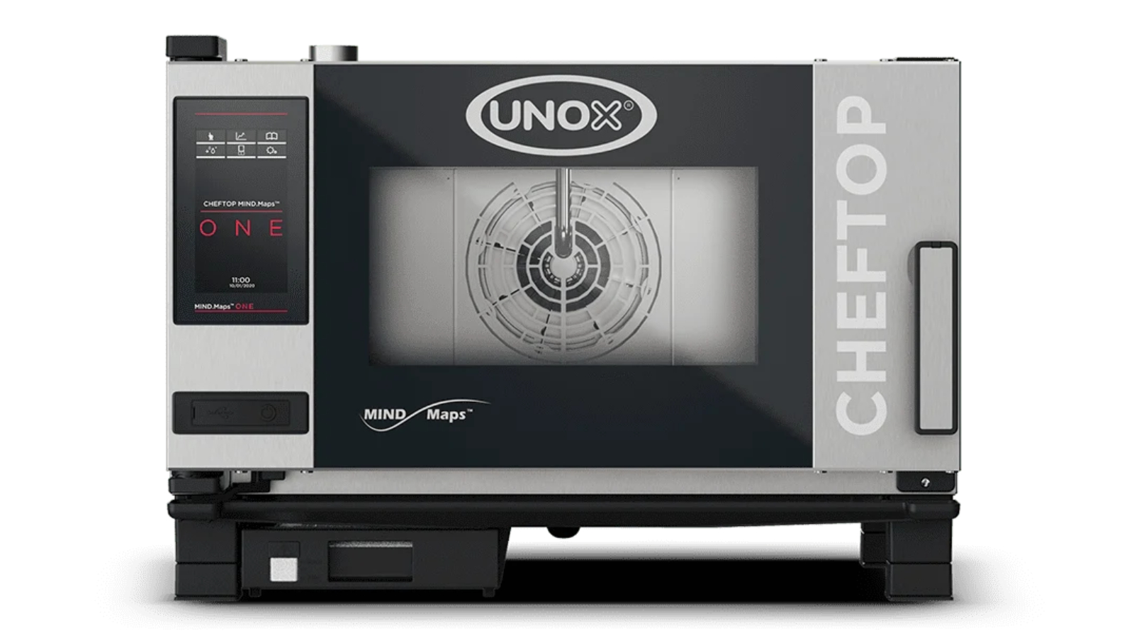 UNOX Cheftop Mind.Maps GN 1/1 3 Tray Right Hand/Combi Oven Steamer ...