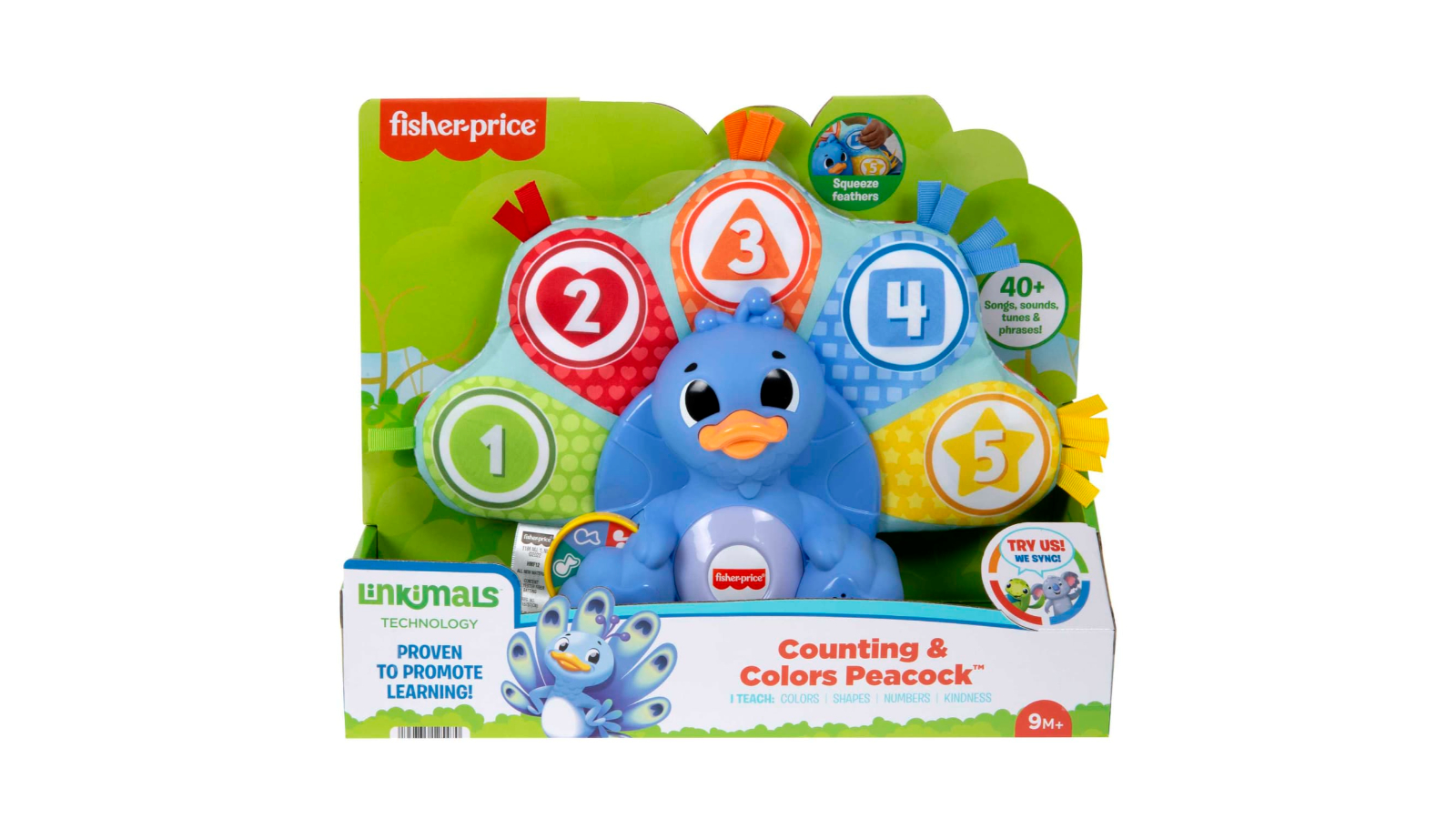 Fisher Price Linkimals Peacock Counting and Color | Harvey Norman