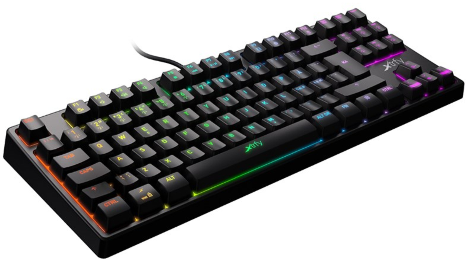 Xtrfy K4 Tenkeyless Mechanical Gaming Keyboard with RGB - Black ...