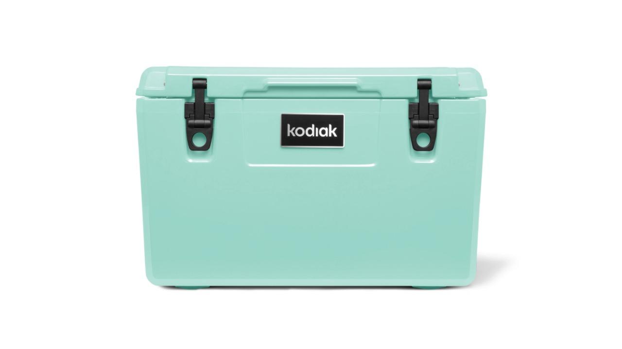 Kodiak 42 Litre Leak and Waterproof Hard Cooler with Carry Handle Strap ...