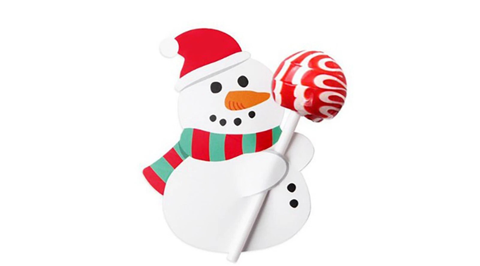 Pretty and Practical 50 Piece Snowman Christmas Party Lollipop Holder ...