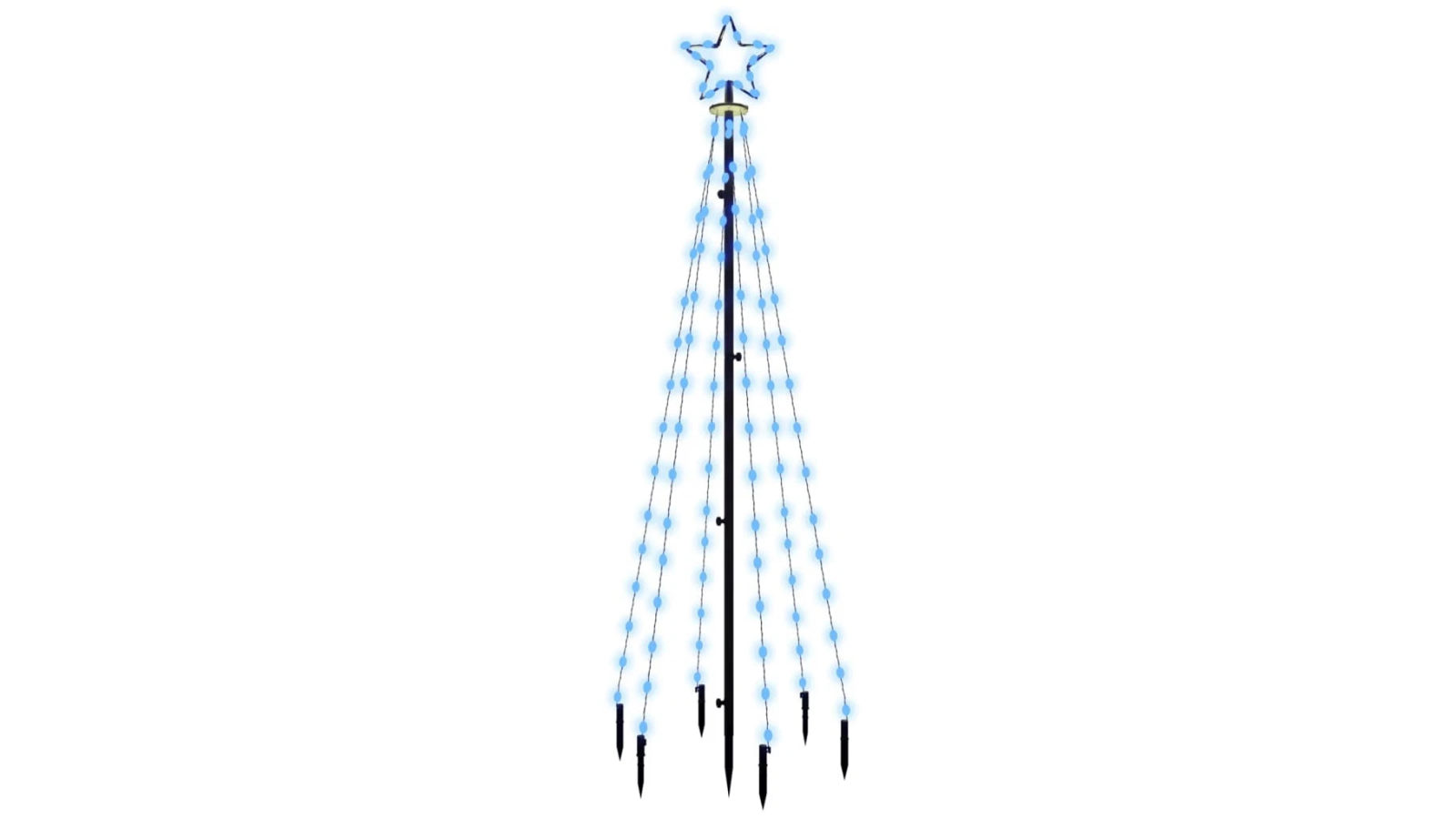 Pretty and Pratical 108 Leds Outdoor Garden Waterfall Christmas Tree ...