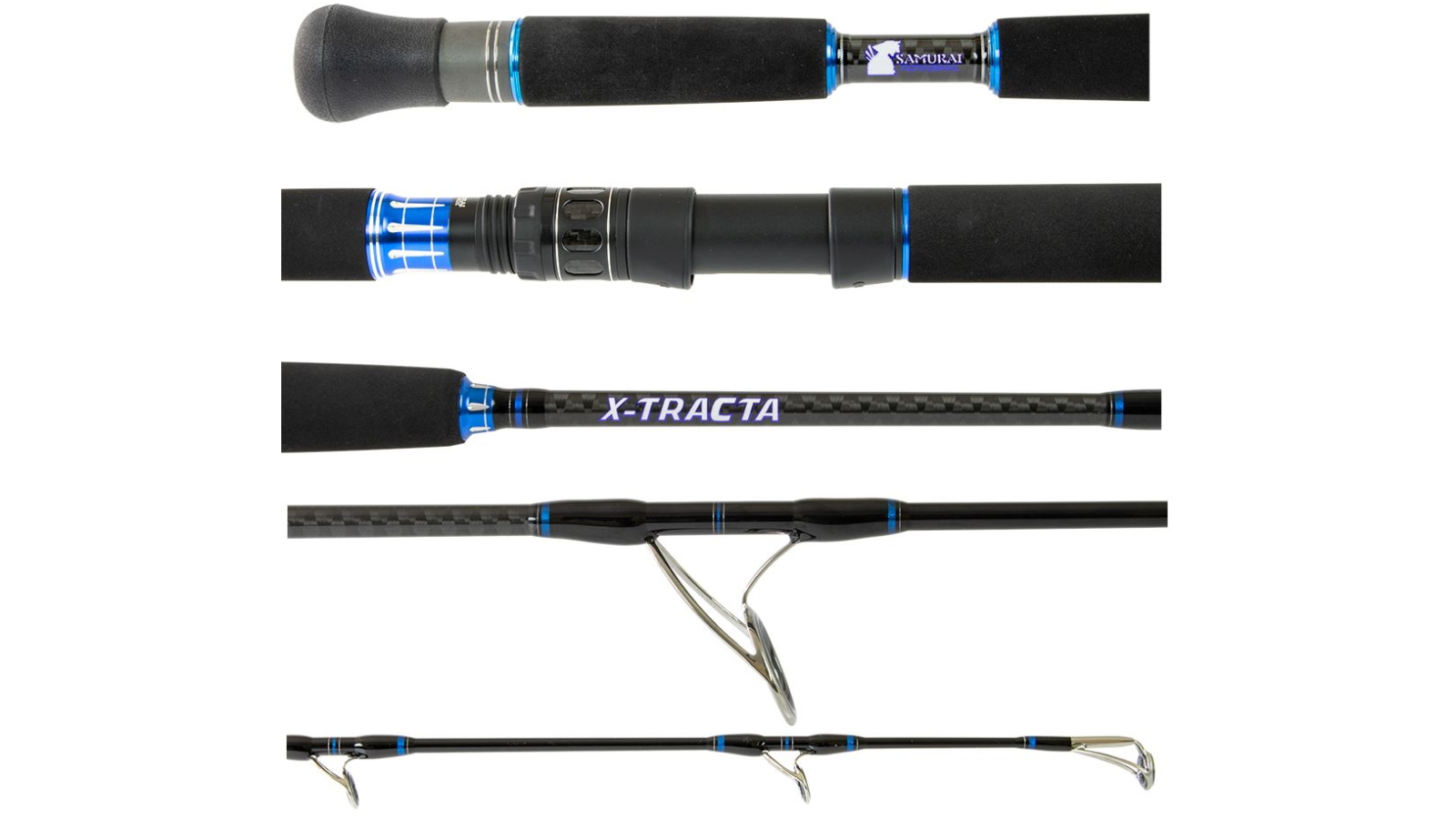 Samurai X-Tracta 6 ft 1-Piece Medium Fast Spin Carbon Fishing Rod - 30 ...