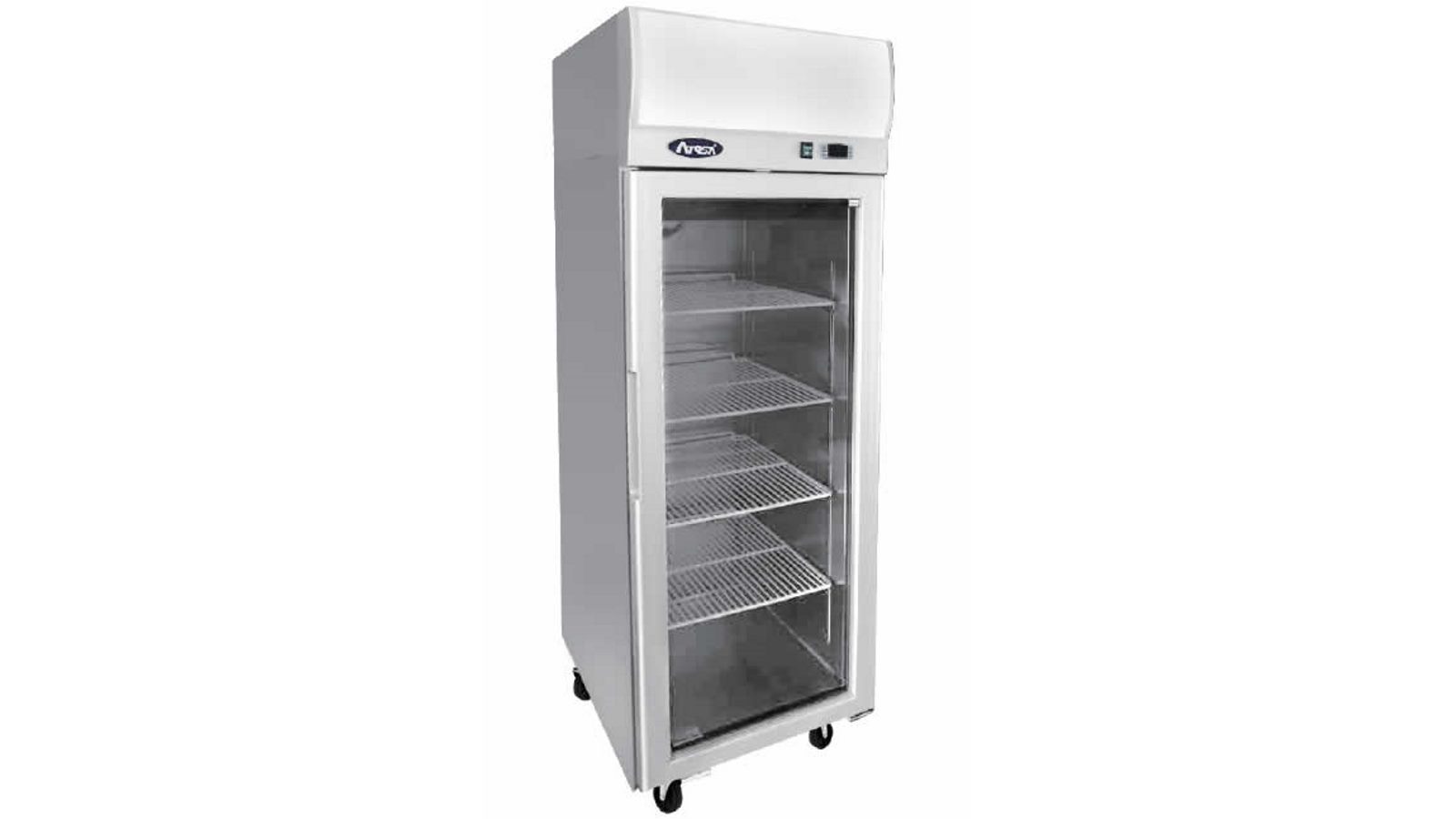 Atosa Commercial Top Mounted Single Glass Door Fridge | Harvey Norman