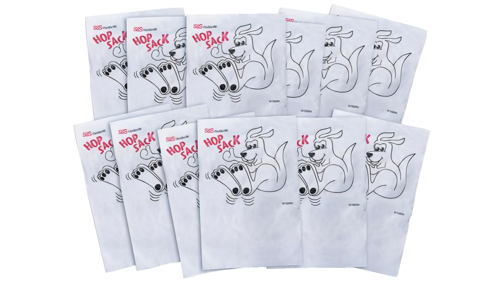 SS Worldwide Set of 12 Polyester Hop Potato Sacks | Harvey Norman