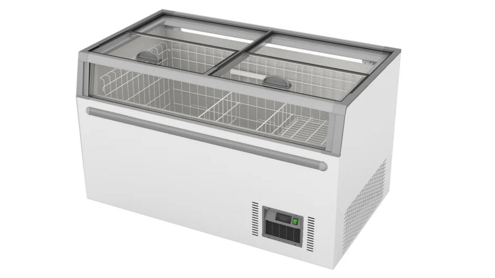 Thermaster ZCD-L145G Supermarket Island Freezer with Glass Sliding Lids ...