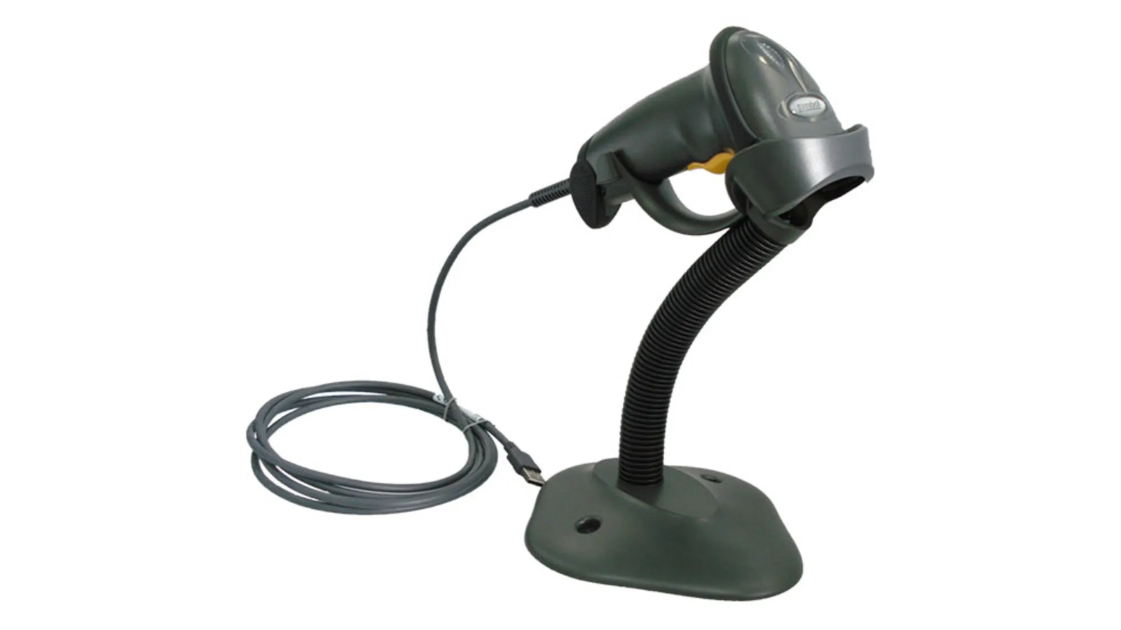 Zebra LS2208 Hand-Held USB Windows Mac Barcode Scanner Kit Stand ...