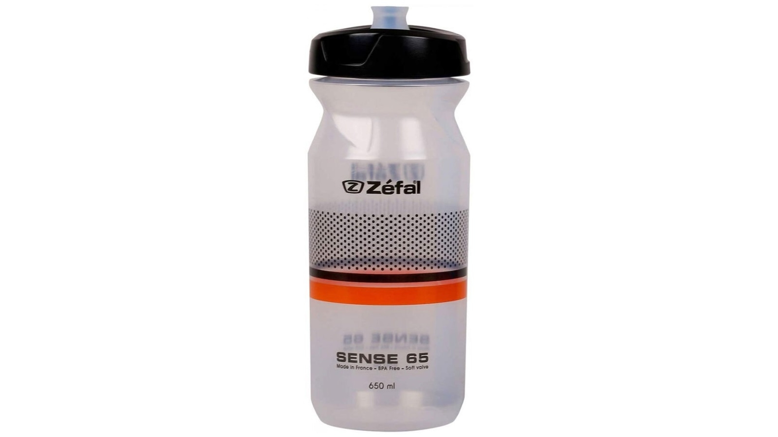 Zefal 650ml Water Bottle Sense M65- Translucent | Harvey Norman