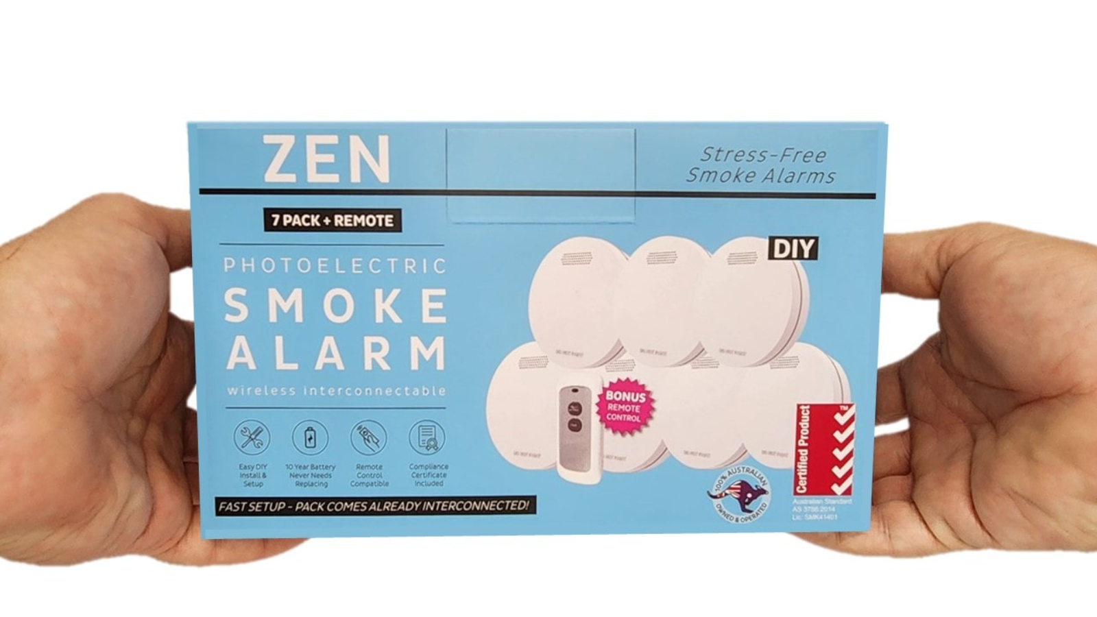 ZEN Smoke Alarms - Pack of 7 | Harvey Norman