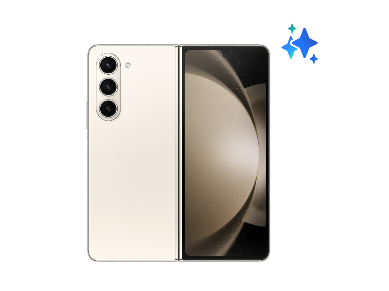 Samsung Galaxy Z Fold5 512GB - Cream | Harvey Norman