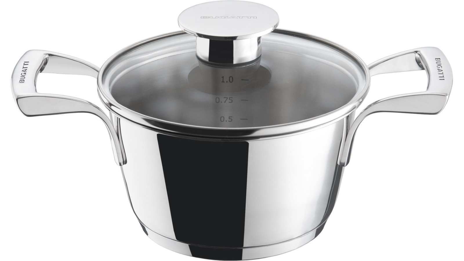 Bugatti 9-Piece Cookware Set with Glass Lids - Stainless Steel | Harvey ...