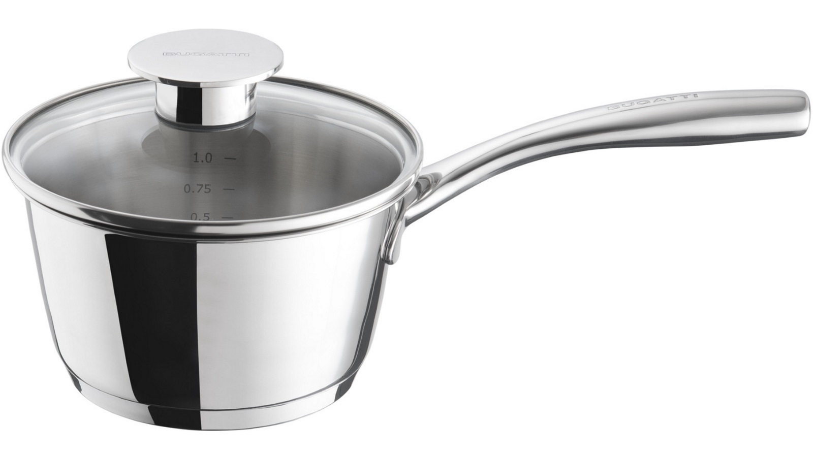 Bugatti 9-Piece Cookware Set with Glass Lids - Stainless Steel | Harvey ...