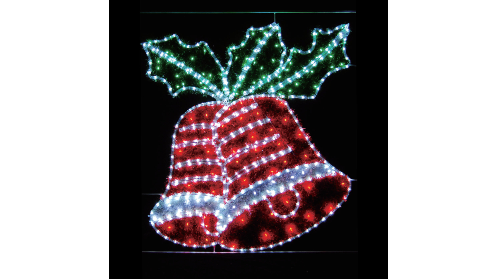 Lights Fiesta LED Christmas Jingle Bells Motif Animated Display - 100 x ...