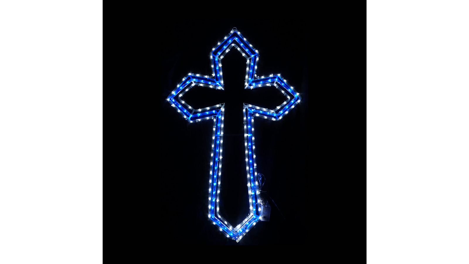 Lights Fiesta 3 Layer 111 x 72cm Animated Jesus Cross Motif Indoor ...